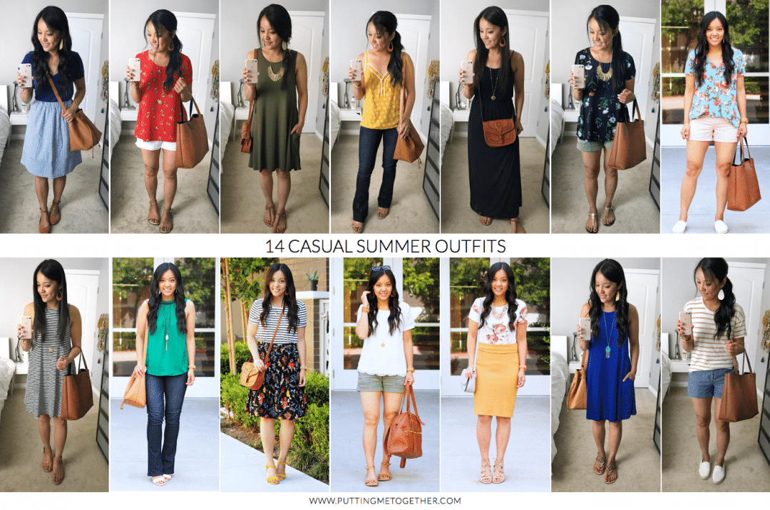 My Summer Capsule Wardrobe + 65 Cute Summer Outfits
