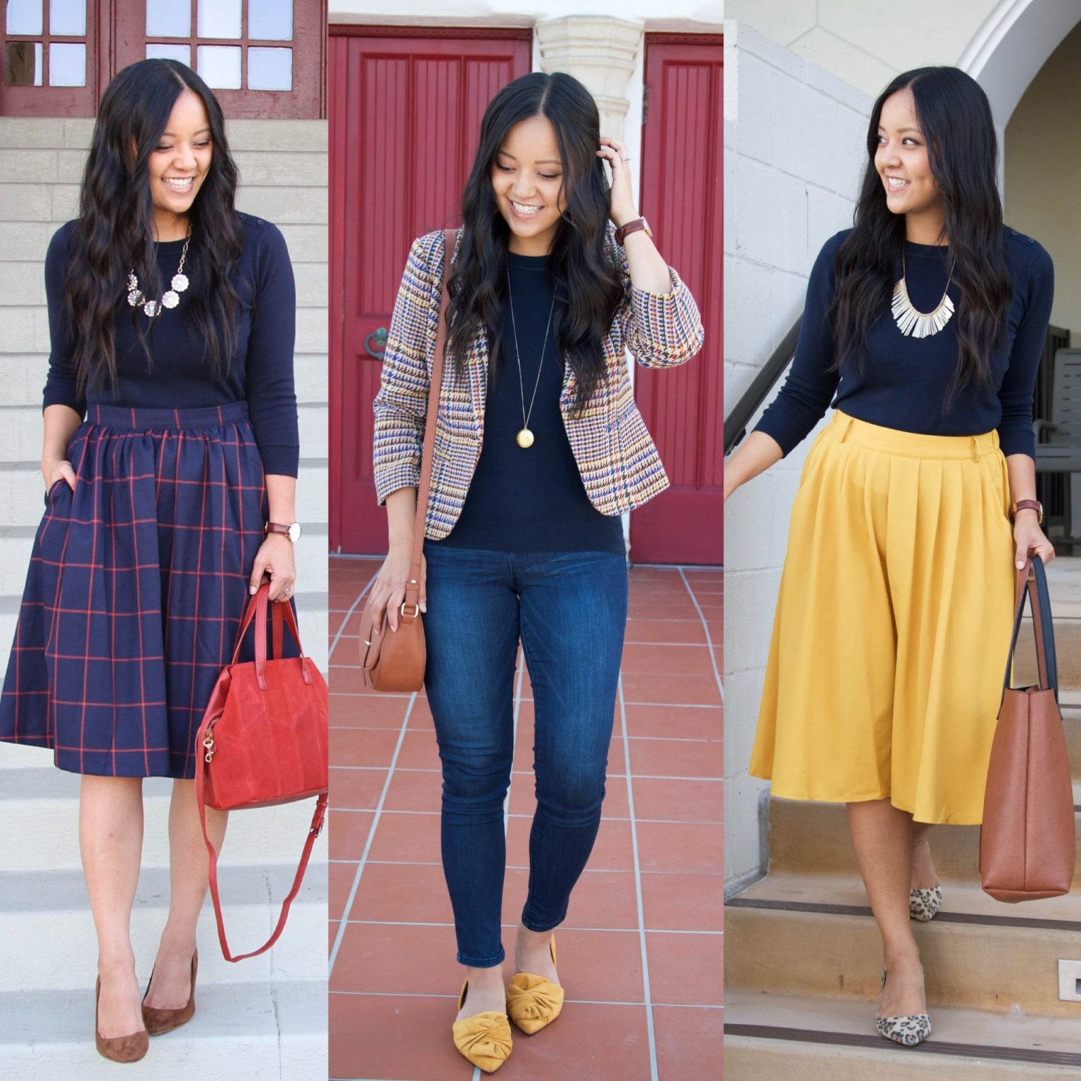 Daily Outfits #37: Outfits for Early Fall - Casual and Business Casual