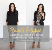 Plain to Polished: Adding a Print to Make a Plain Outfit Look Good