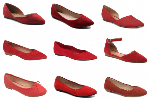 5 Outfits With Red Flats for Spring - Casual and Business Casual