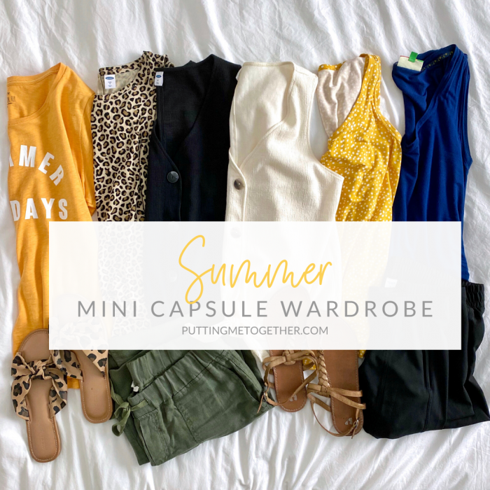 My Mini Summer Capsule Wardrobe (Breastfeeding Friendly and Postpartum)
