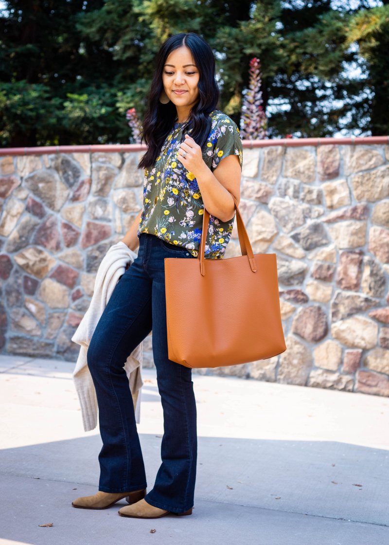 How to Style Different Cuts of Jeans This Fall: Skinny, Straight, & Bootcut