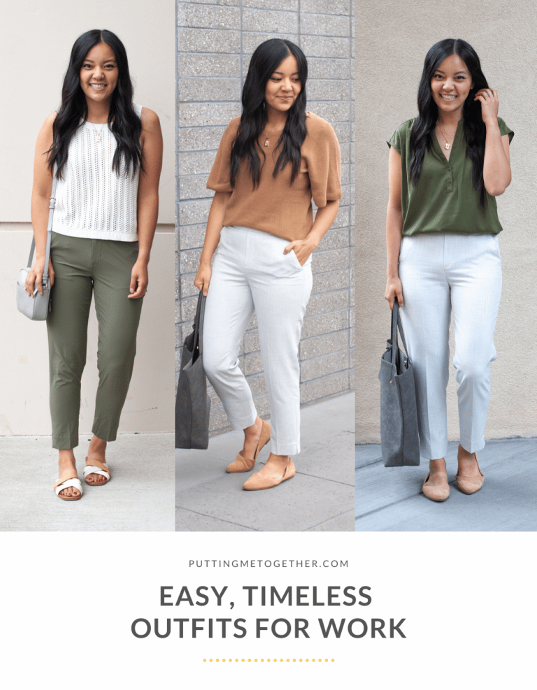Easy, Timeless Outfits for Work + 50% OFF! - Putting Me Together