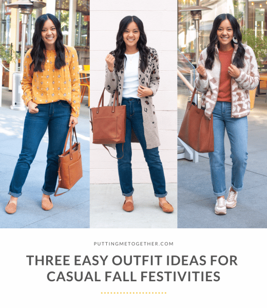 Three Outfits to Wear for Casual Fall Events