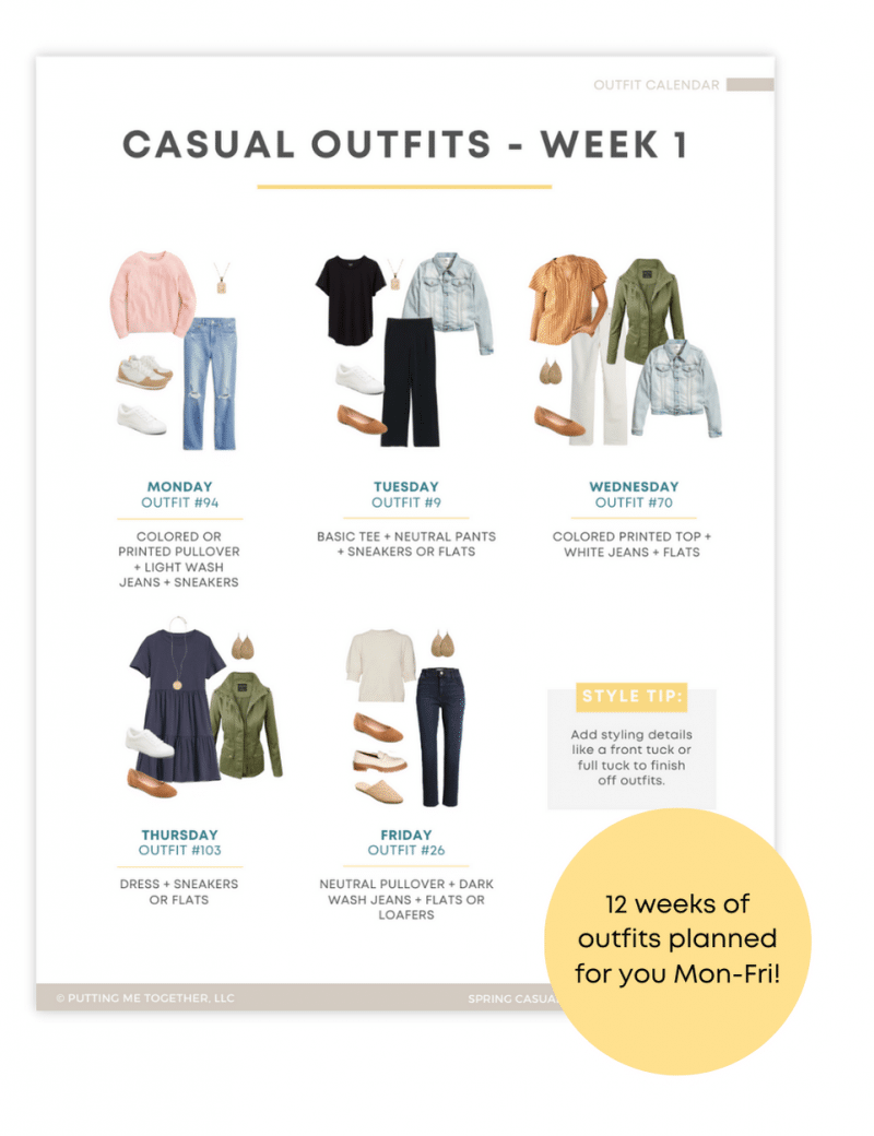 Casual / Elevated Casual Spring Wardrobe (into 100+ Outfits!)