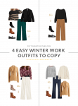 4 Winter Work Outfit Ideas to Copy