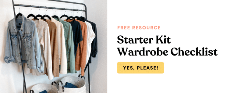 The Easy to Use Wardrobe: Starter Kit Wardrobe Example
