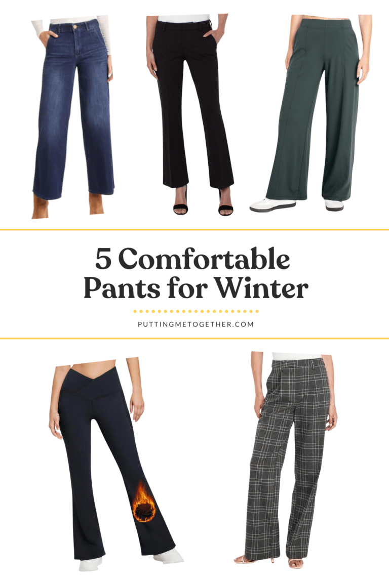 5 Comfortable Pants for Winter: Casual, Work, Athleisure