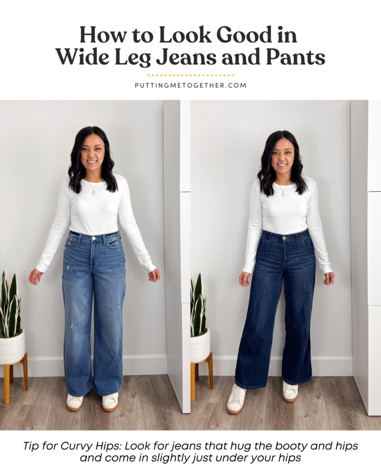 How to Look Good in Wide Leg Jeans: Four Fit Tips to Look For
