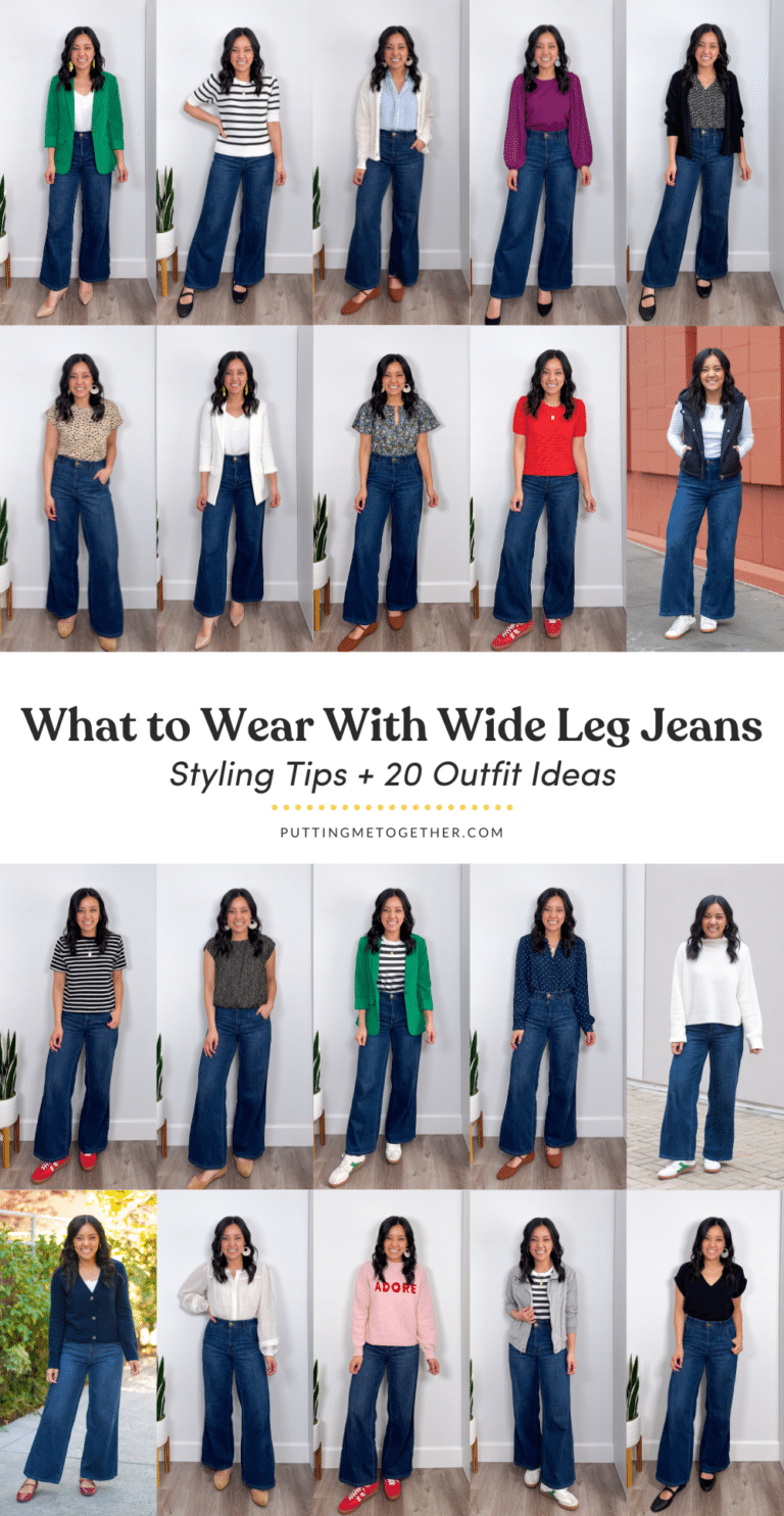 How to Wear Wide Leg Jeans: Styling Tips, What to Wear With Wide Leg ...