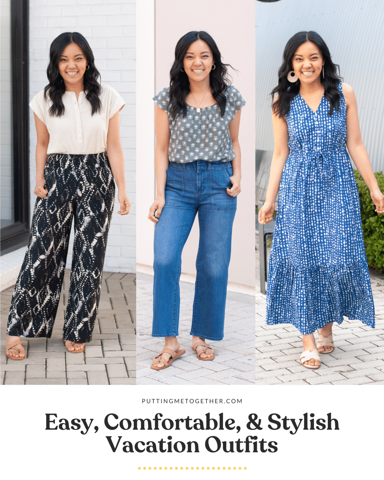 Easy, Comfortable, Stylish Vacation Outfits