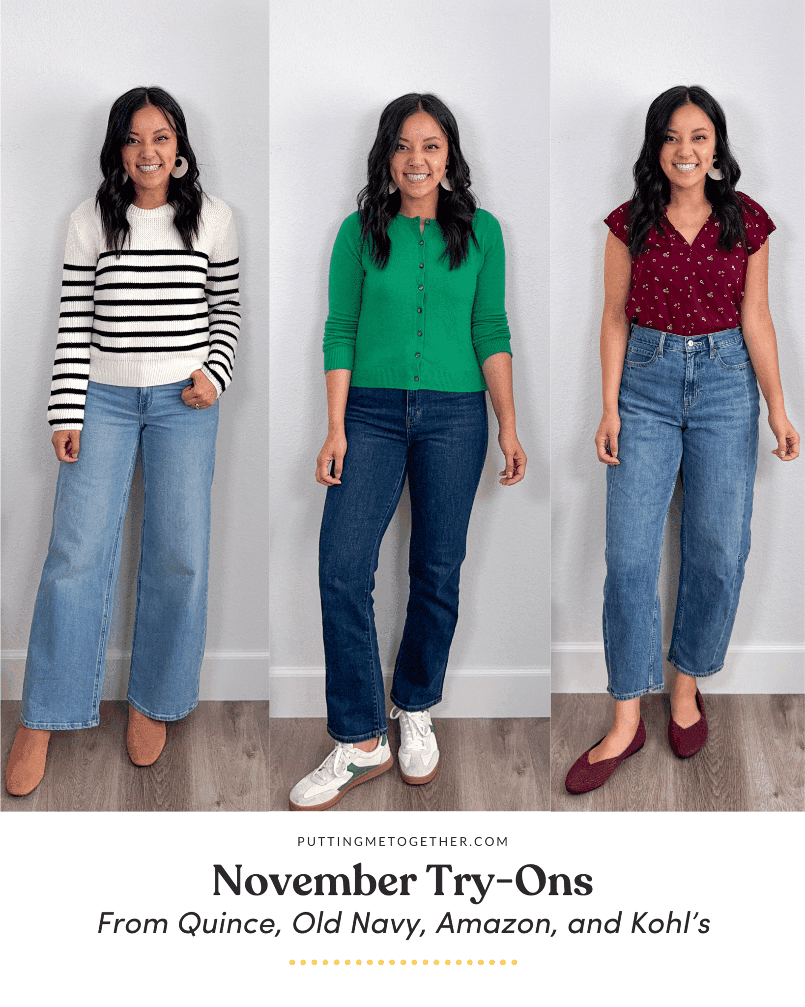 November Try-Ons From Quince, Old Navy, Kohl's, and Amazon