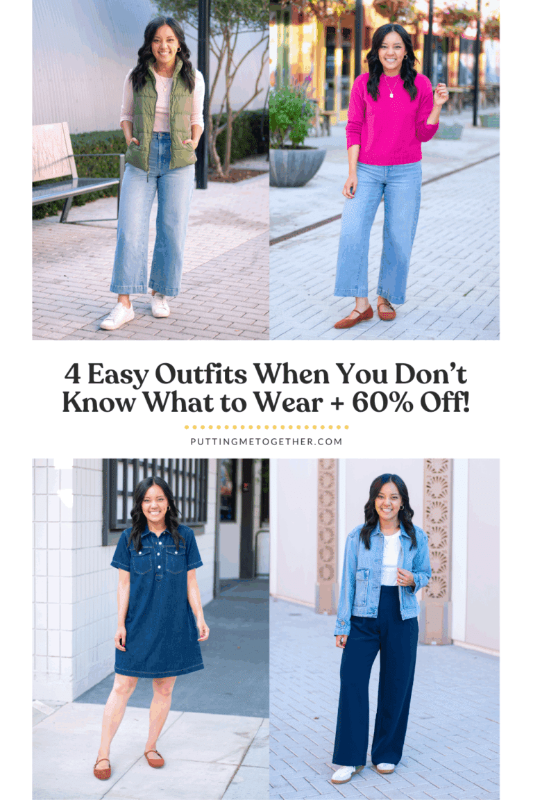 Easy Outfits When You Don't Want to Think About What to Wear + 60% Off!