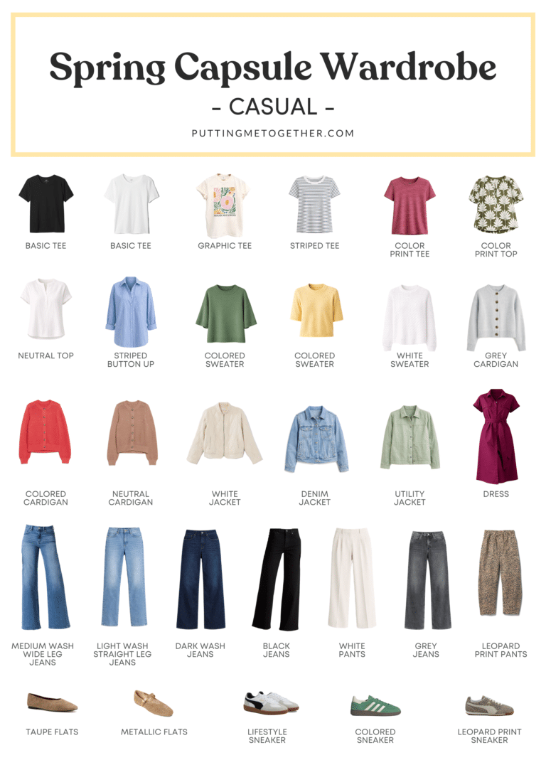 Casual Spring Capsule Wardrobe for 2026